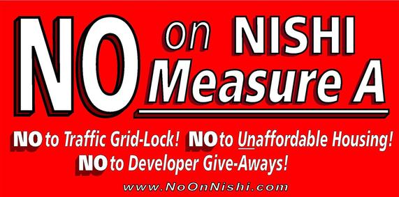 “No on Nishi - Measure A” invites all to come to our Election Night ...