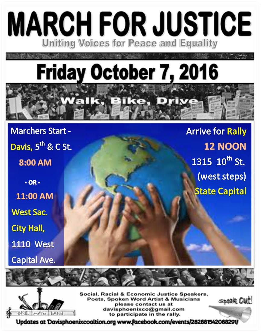 Activists Discuss March for Justice (Video) - Davis Vanguard