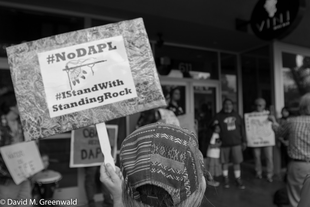 Protesters for DAPL March Around Downtown and Block Intersection ...