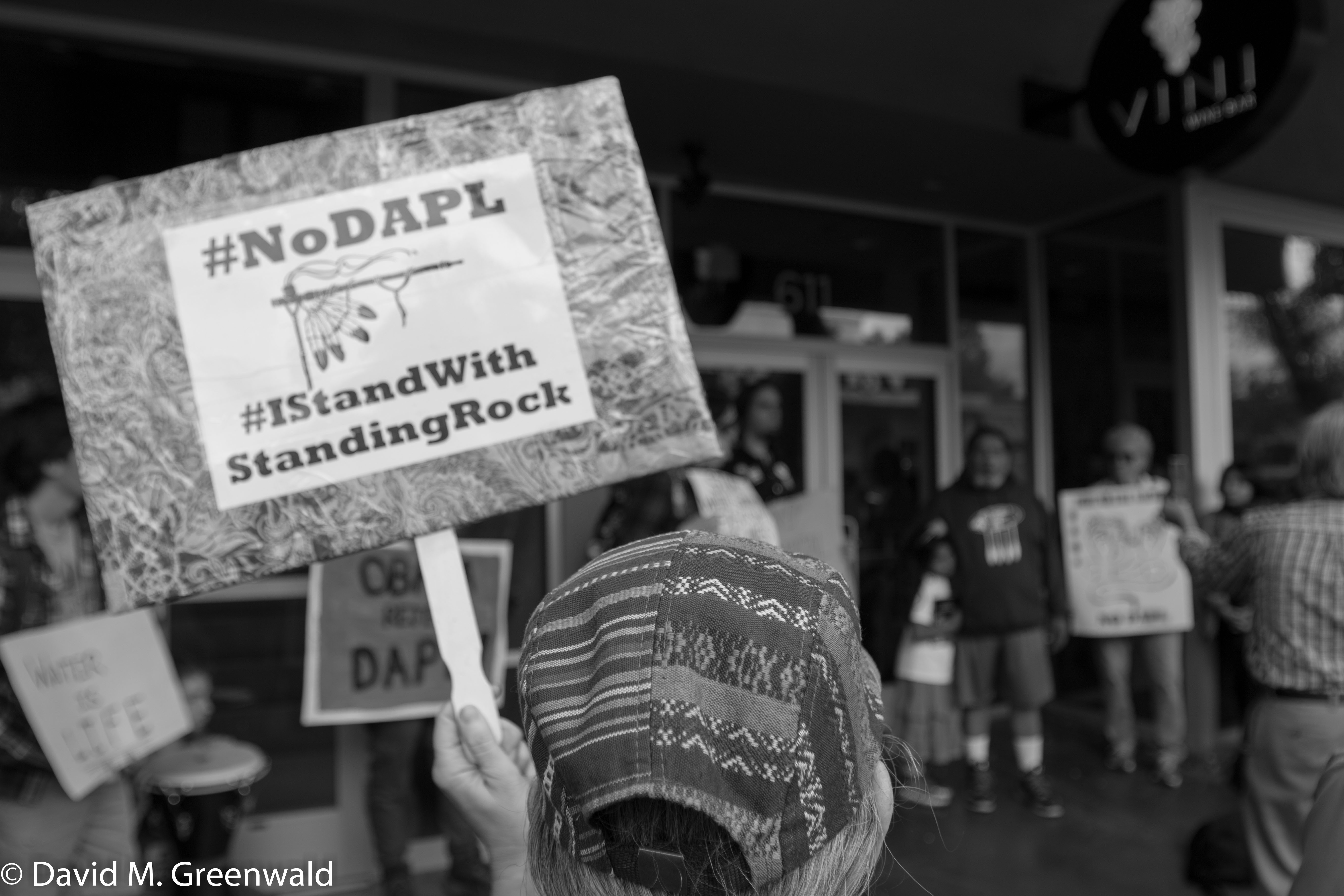 Protesters for DAPL March Around Downtown and Block Intersection ...