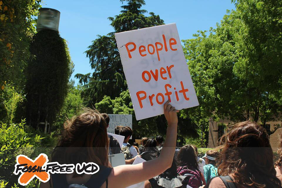 UC Davis Students Conduct Sit-in, Demanding UC Divestment from Fossil ...