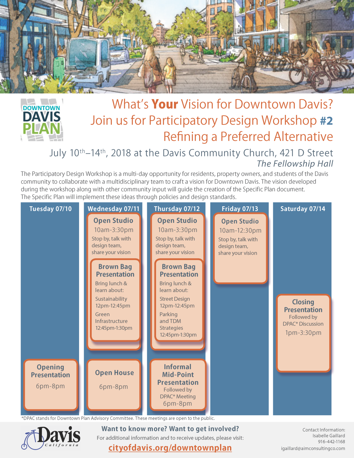 Downtown Participatory Design Workshop - Davis Vanguard