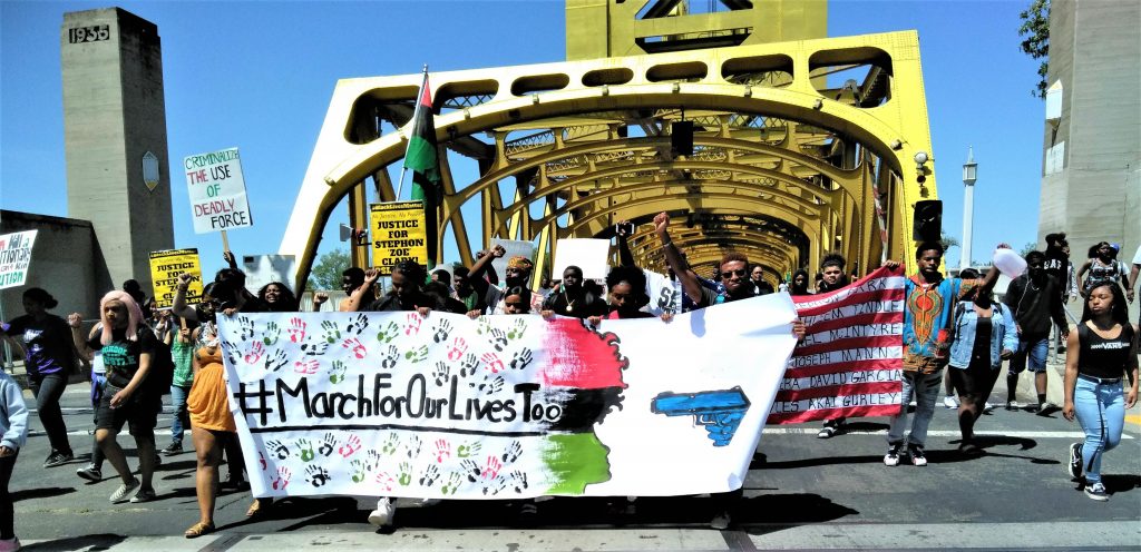 Student Walkout, March to Capitol Marks Black Panther Gun Protest and ...