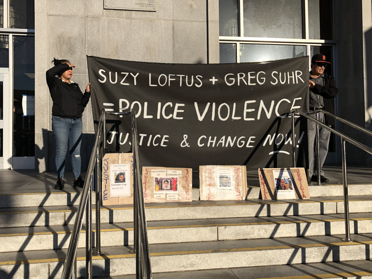 Protesters in Front of SF Court, Angry at Loftus Appointment, Lack of ...