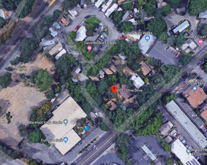 1031 Olive Drive map | Davis Vanguard