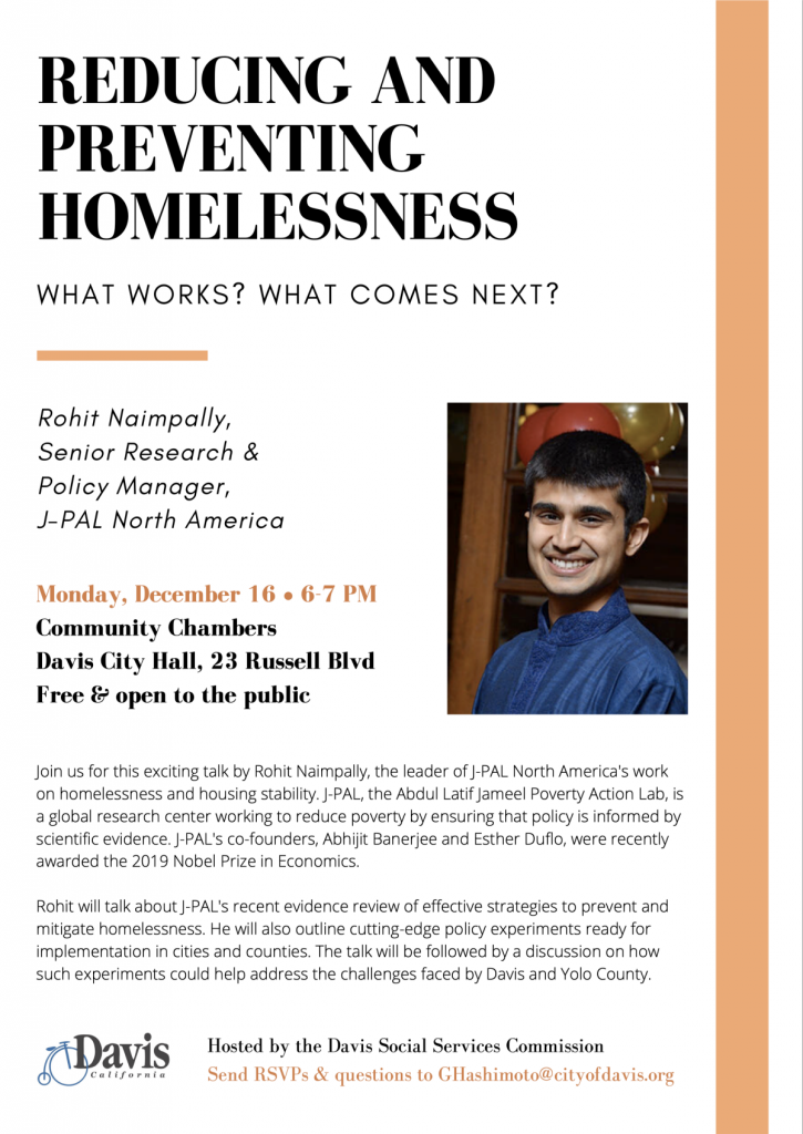 Reducing and Preventing Homelessness - Davis Vanguard