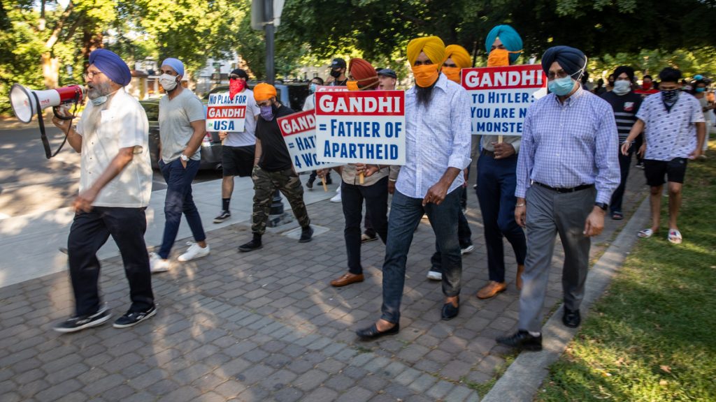 Sikh Community and Others Push for the City to Remove Gandhi Statue ...