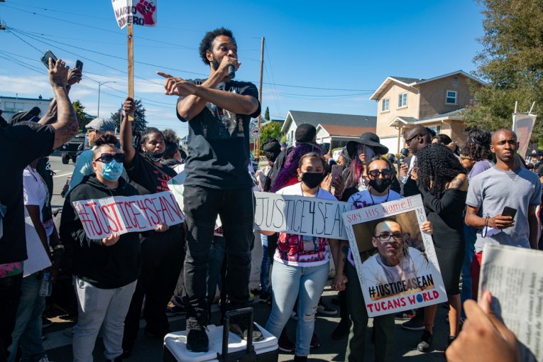 Huge and Angry Protest Remains Peaceful in Vallejo over Shooting Death ...