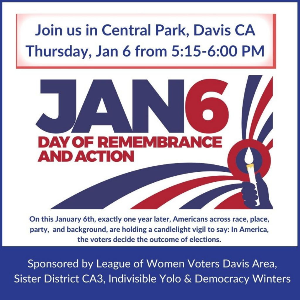 January 6th Day of Remembrance and Action - Davis Vanguard