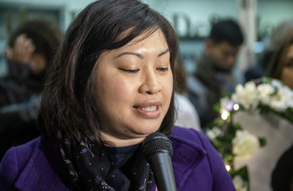 Former Asian Law Caucus Director and Immigrant Advocate Angela Chan ...