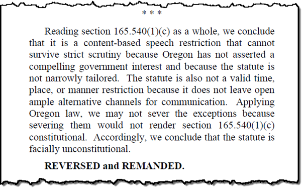 Reversed and Remanded | Davis Vanguard