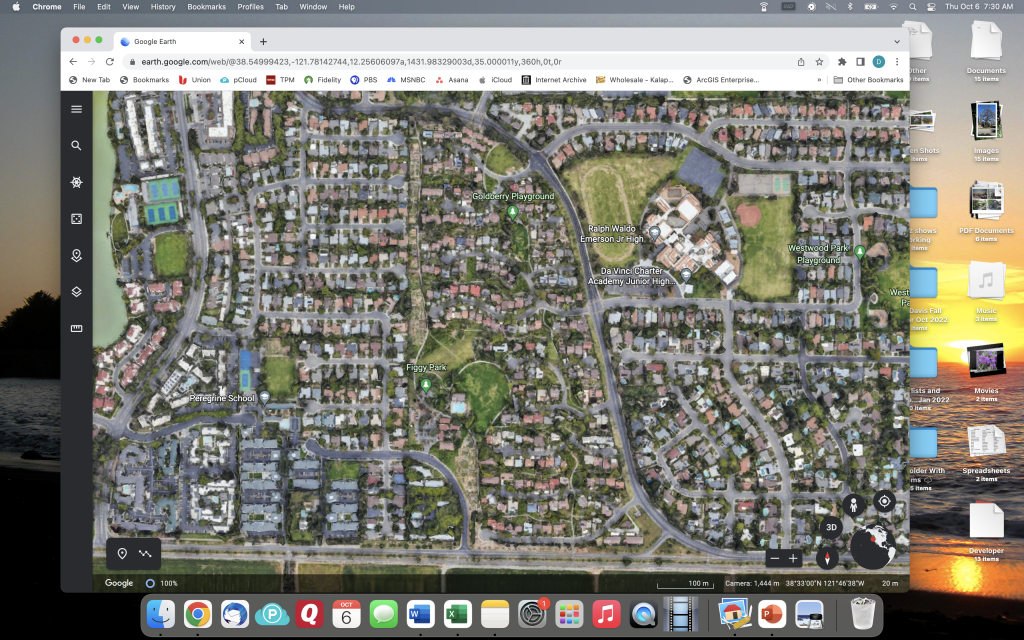 Village Homes Google Earth | Davis Vanguard