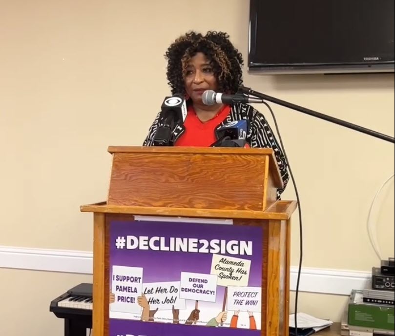 Pamela Price Supports Push Back Against Recall - Davis Vanguard